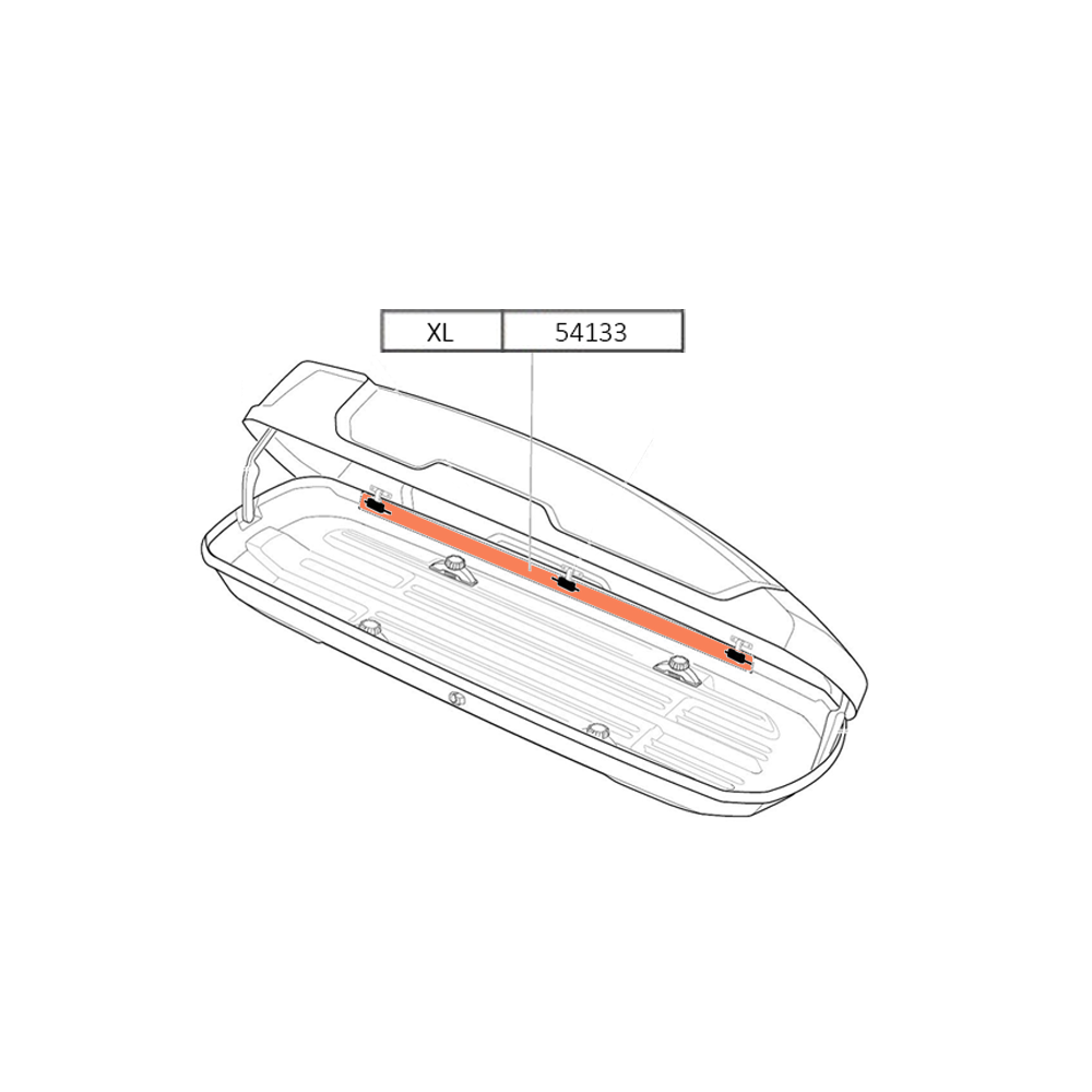 THULE Force XT LockBar 1640mm (54133)